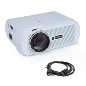 DBPOWER T20 1500 Lumens LCD Mini Projector, Multimedia Home Theater ...