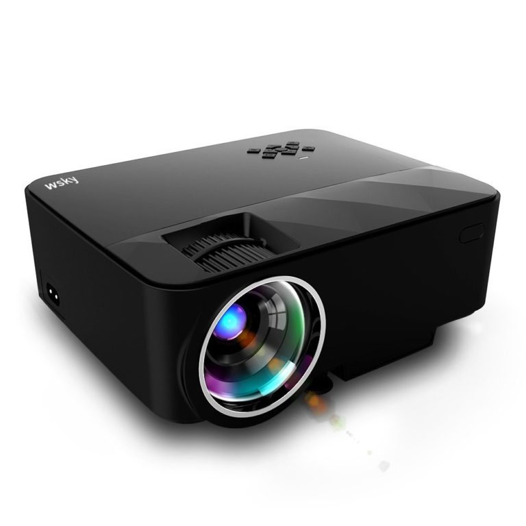 ExquizOn T5 LCD Mini Portable Projector Multimedia Home Theater Video ...