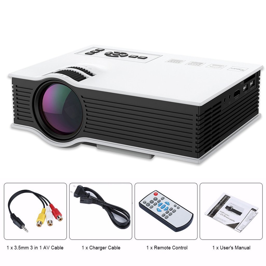 Lary Intel Mini Video Projector Review (Home Theater LED Multimedia)