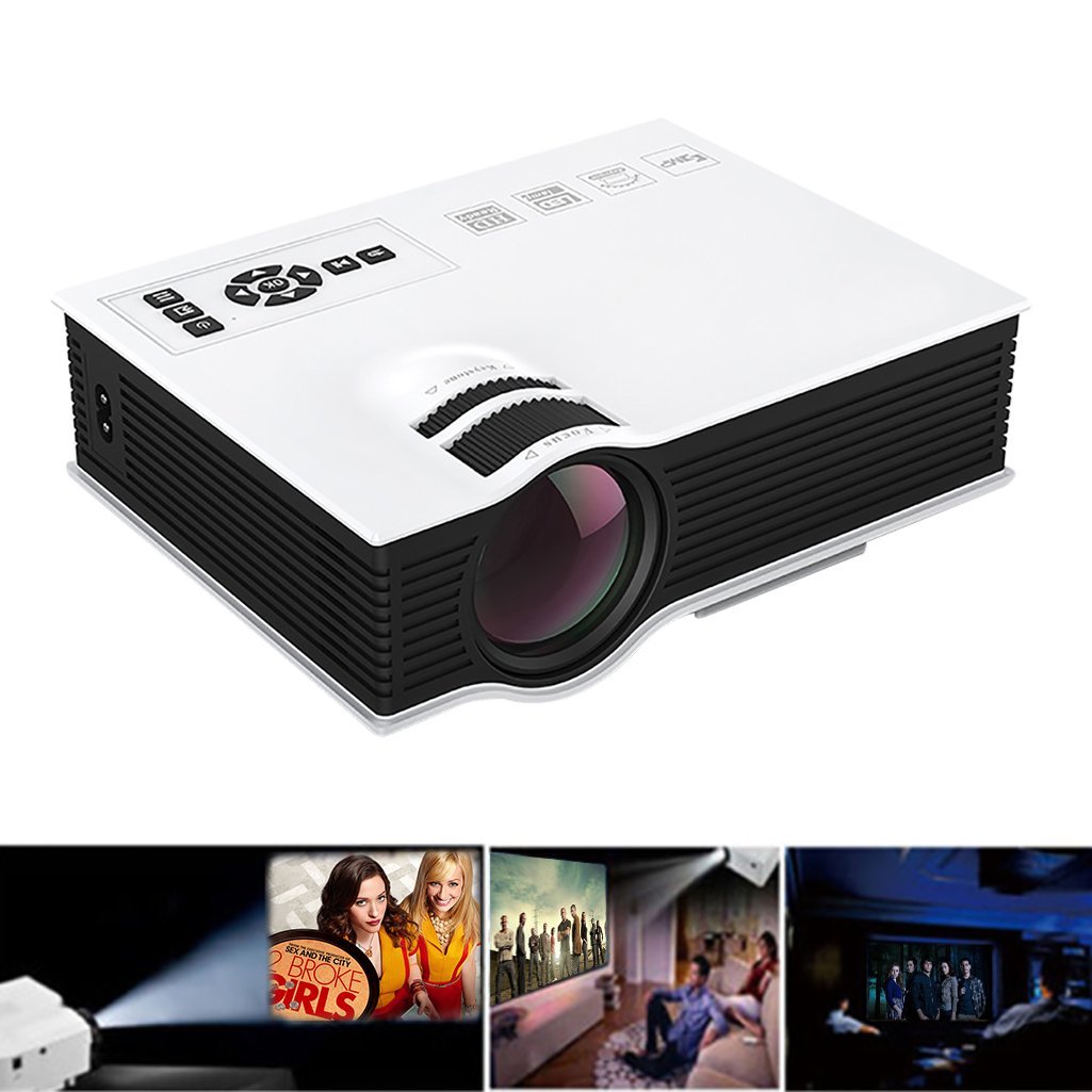 Lary Intel Mini Video Projector Review (Home Theater LED Multimedia)