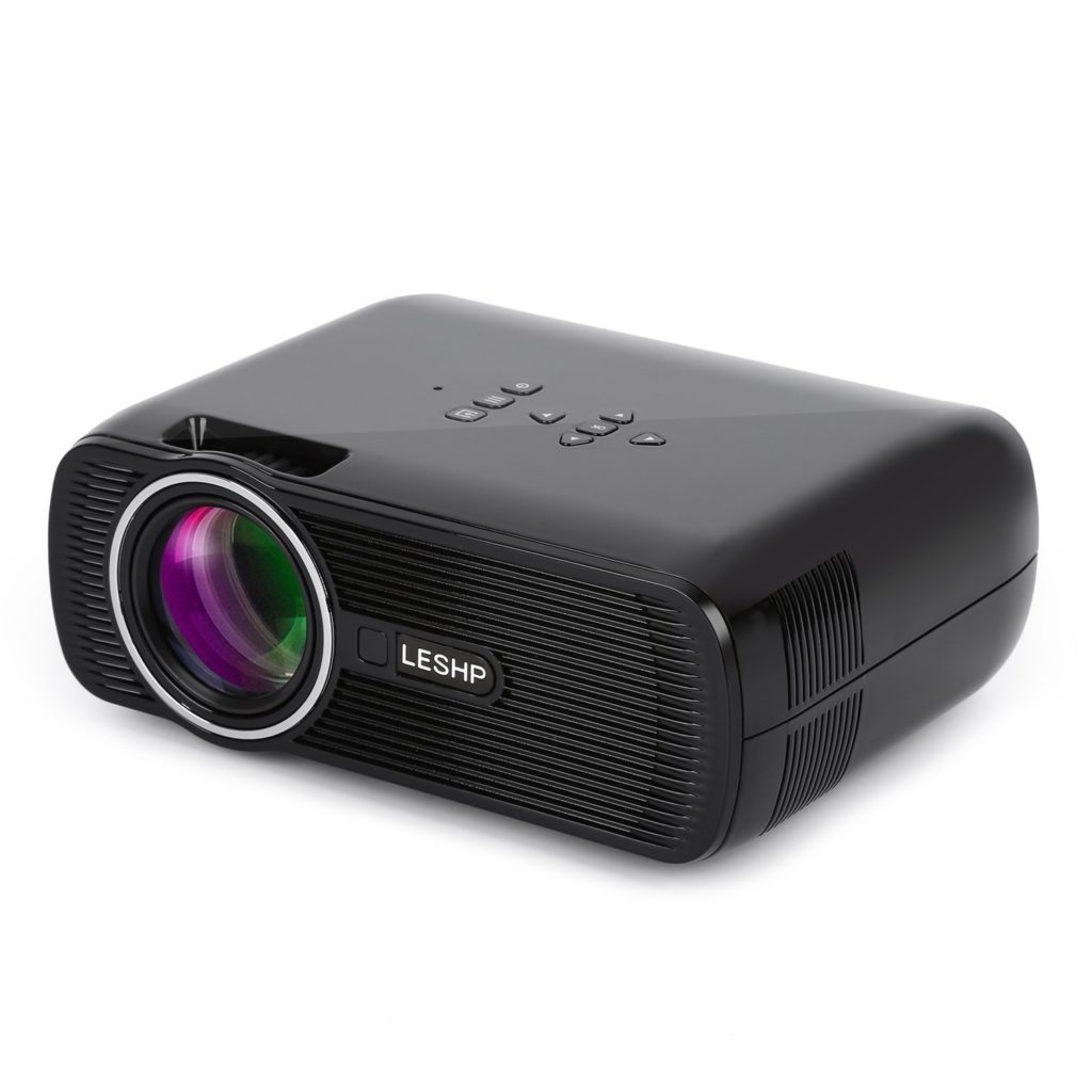 3200 Lumens Full HD 1080P Projector, LESHP Video Projector LED + LCD ...
