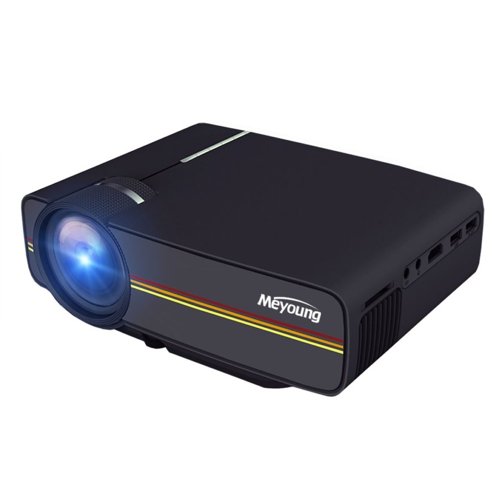 ExquizOn T5 LCD Mini Portable Projector Multimedia Home Theater Video ...