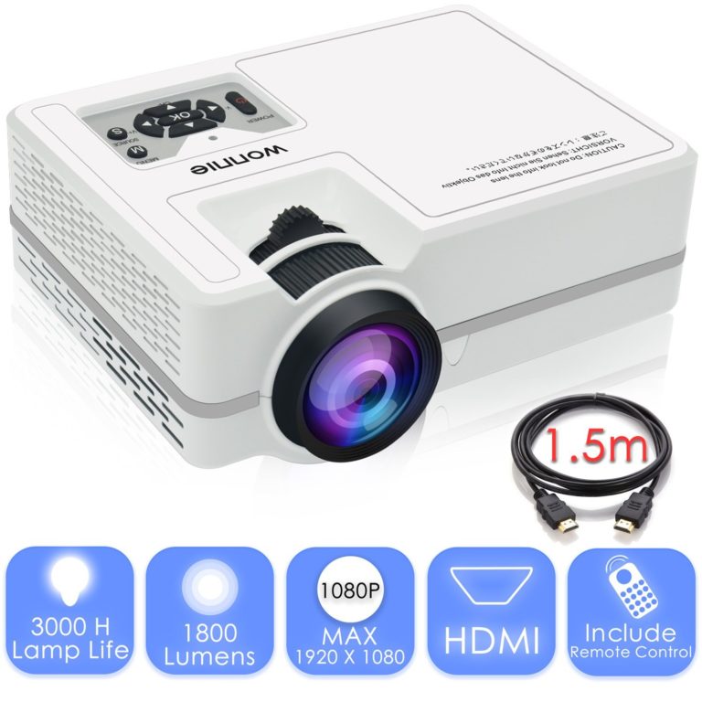 Uhappy Mini Portable High Definition Projector Home Theatre Cinema ...