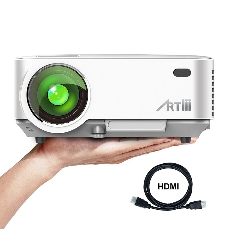 ExquizOn T5 LCD Mini Portable Projector Multimedia Home Theater Video ...